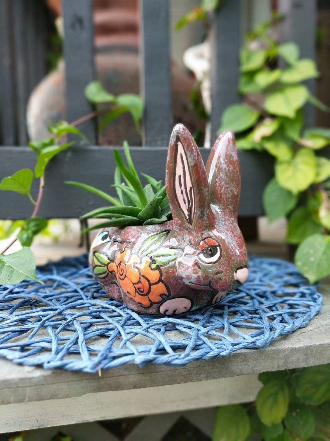 Bunny Planter, Home & Garden Decor, Unique Gift Idea - Etsy