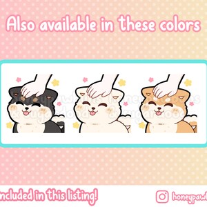 Twitch Emote: Head Pat. Shiba Inu Subscriber Emoji for Live Streaming ...
