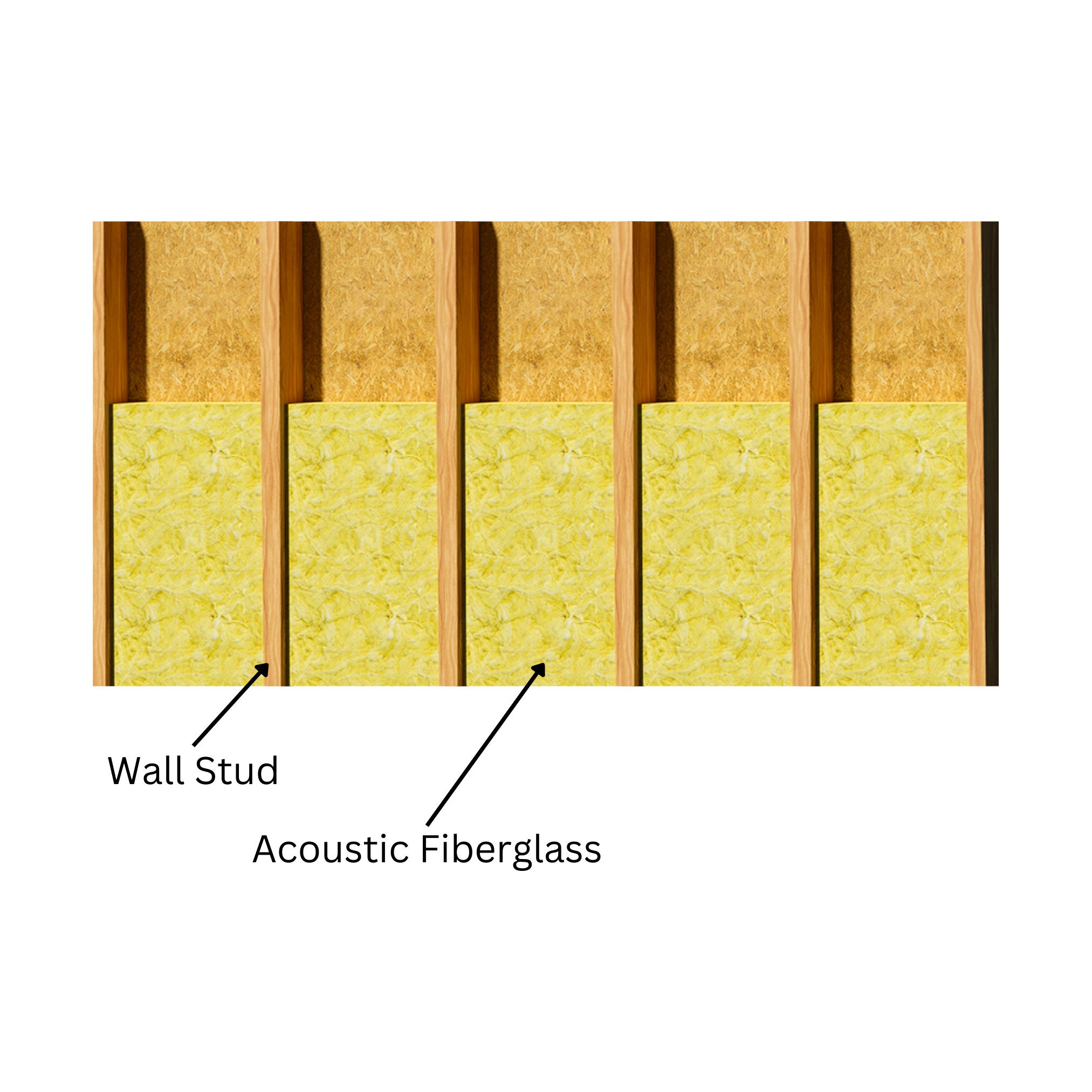 24" X 48", 6# Acoustic Fiberglass Boards, Multiple Thicknesses ...