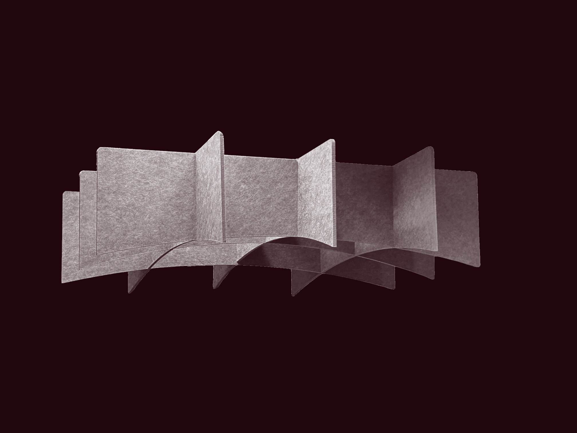 Silentfiber™ Concave Waffle Baffle, Ceiling Suspended Polyester Baffle ...