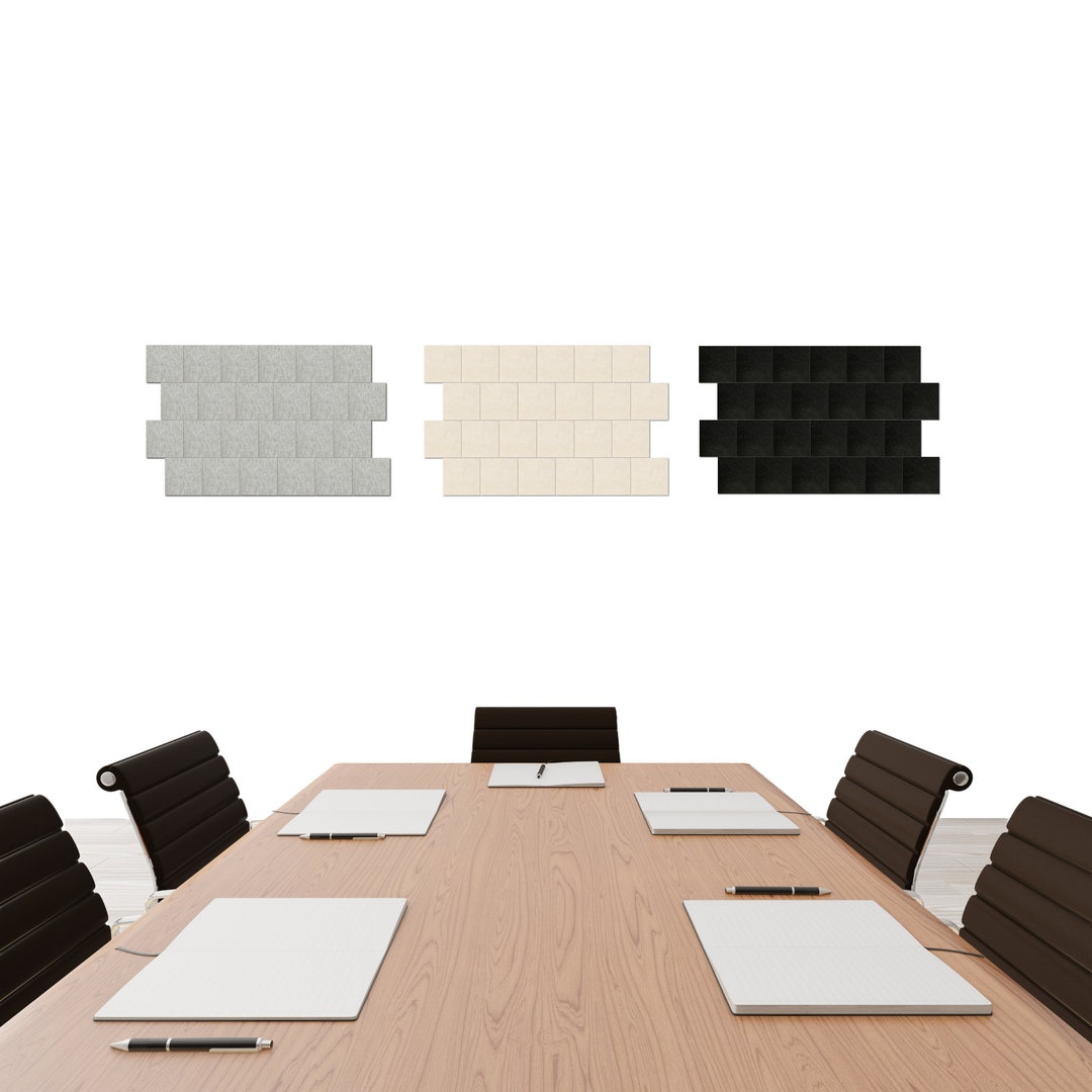 Acoustic Polyester 3D Wall Art Blocks, Sound Dampening, 6"x6", (24 ...