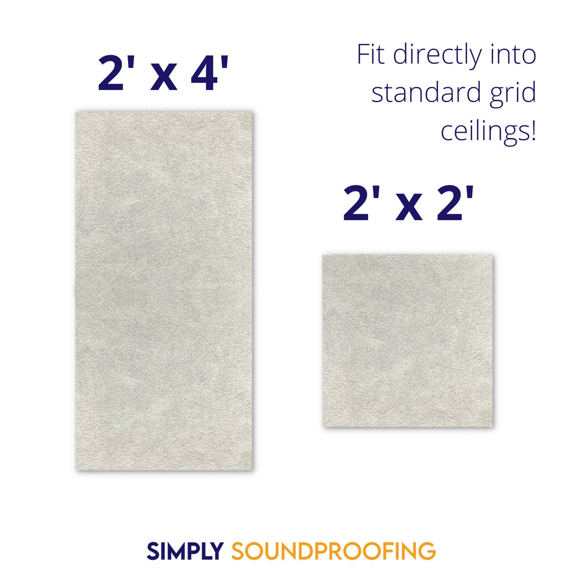 White Fiberglass Acoustic Ceiling Tiles, Sound Absorption (2x2 or 2x4 ...