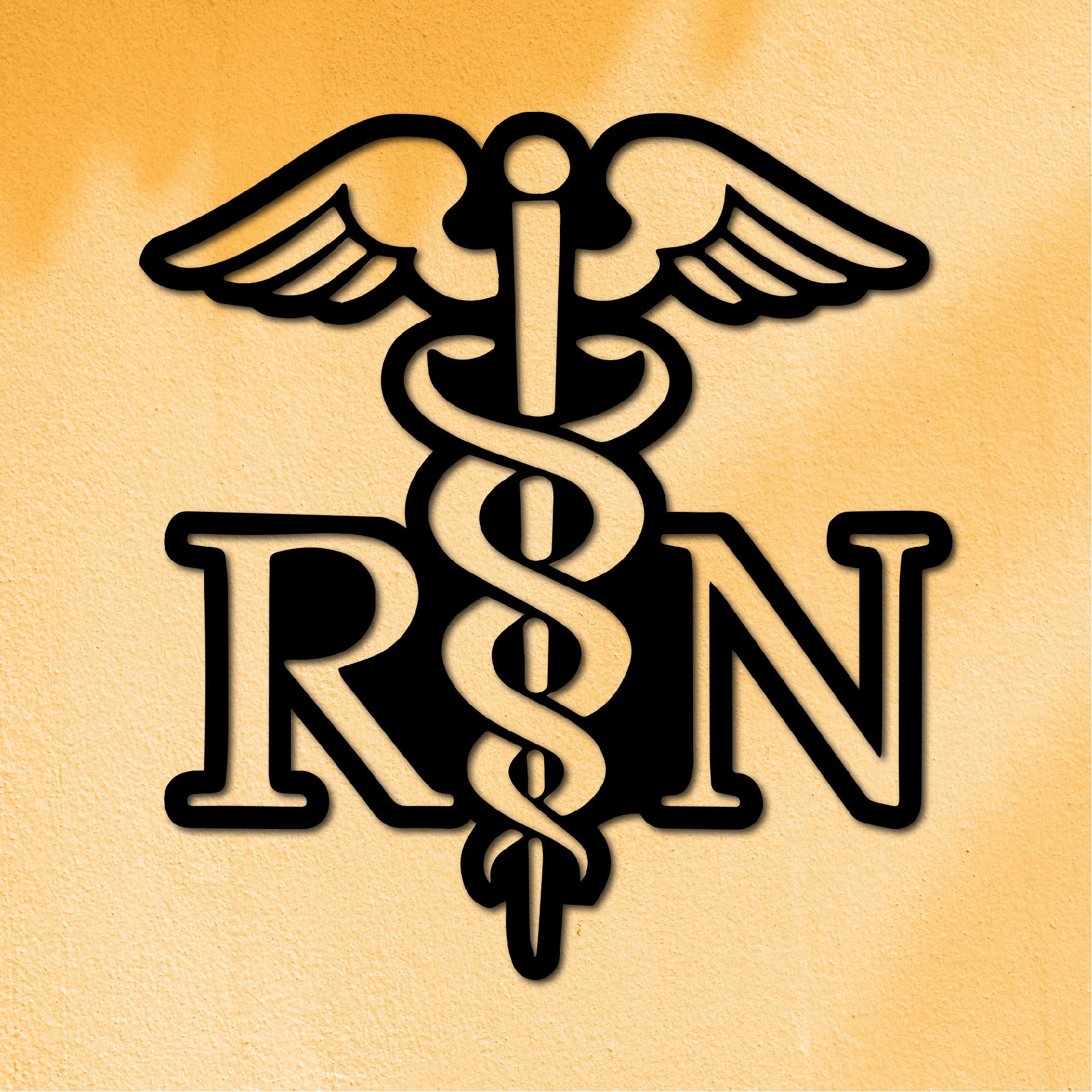 RN Sign, Metal RN Wall Sign, Nurse Sign - Etsy