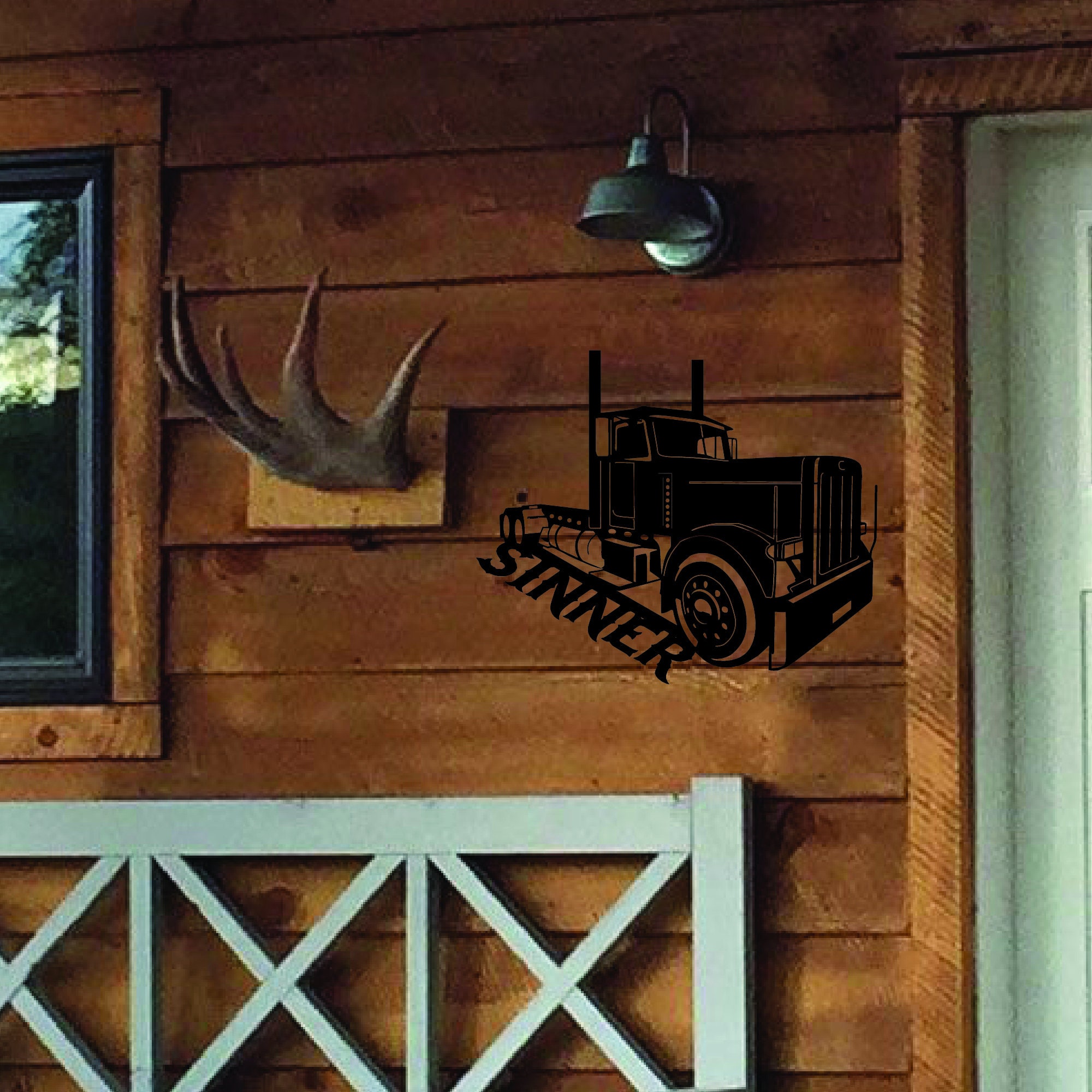 Custom Semi Truck Sign, Semi Truck Sign, Truck Sign, Custom Metal Sign ...