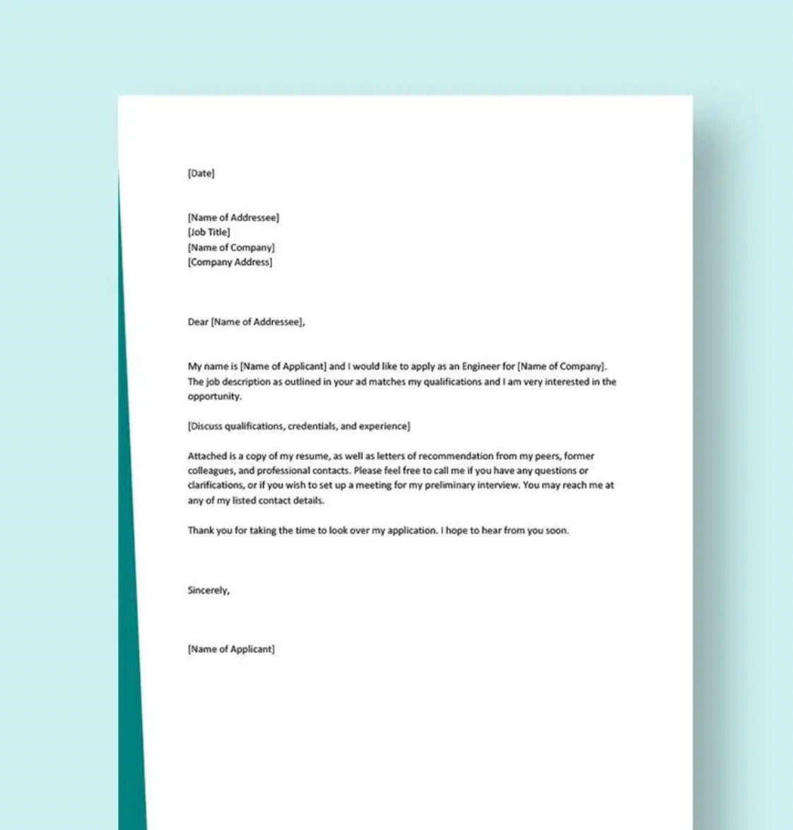 Resignation Letter Format For Engineer