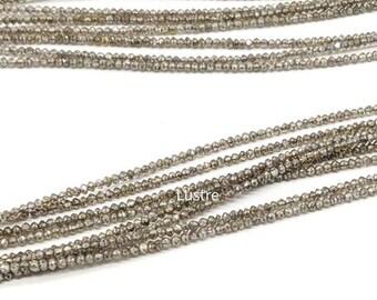 Rondelle Diamond - Etsy