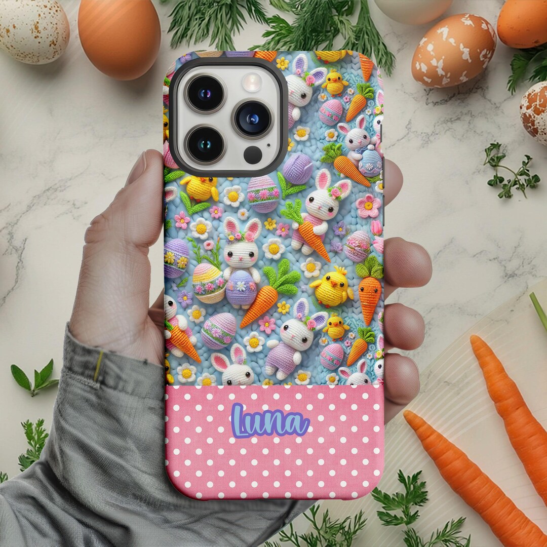 Easter Bunny Chick Egg Tough Magsafe iPhone Case/ Spring Rabbit Phone ...