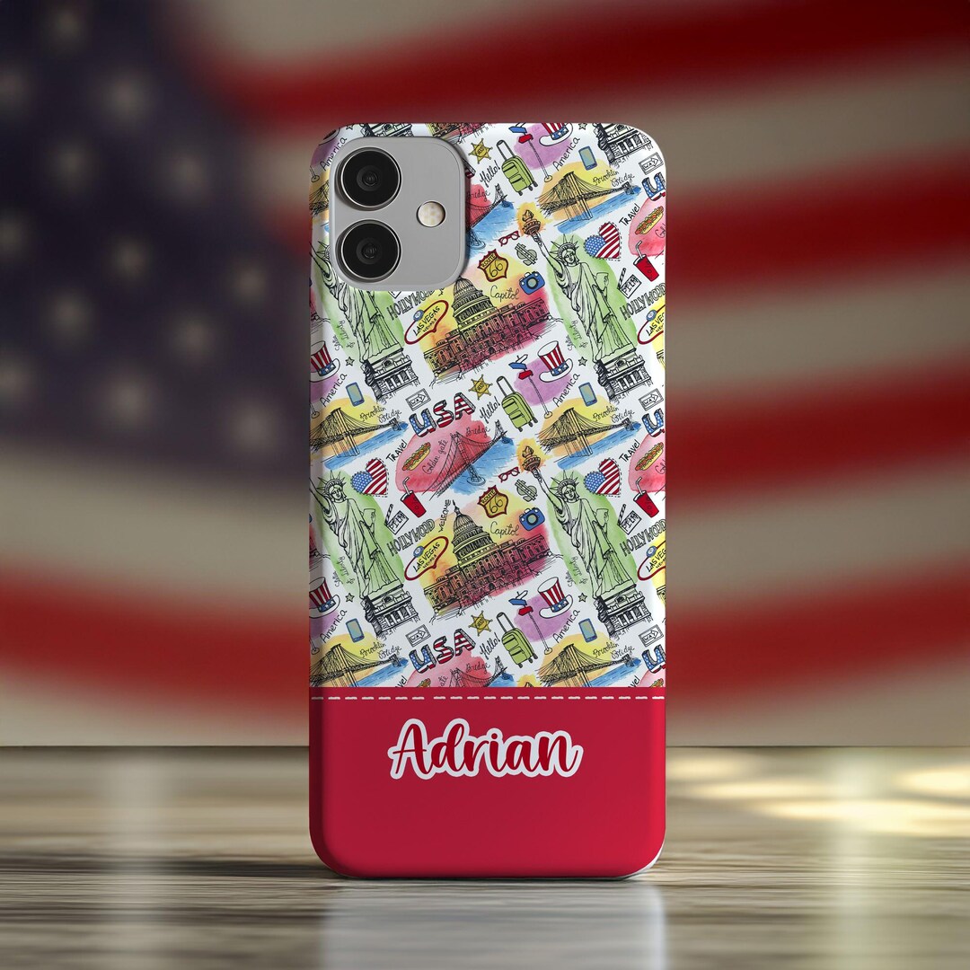 Magsafe USA Landmark Icons New York Tough iPhone Case/ Magnet Travel ...