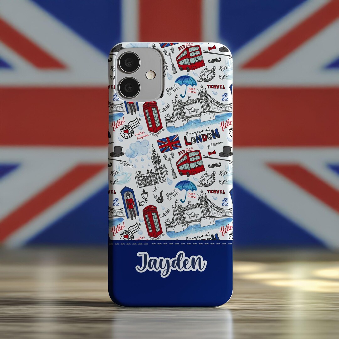 London Icons UK England Britain Coronation Magsafe Travel iPhone Case ...
