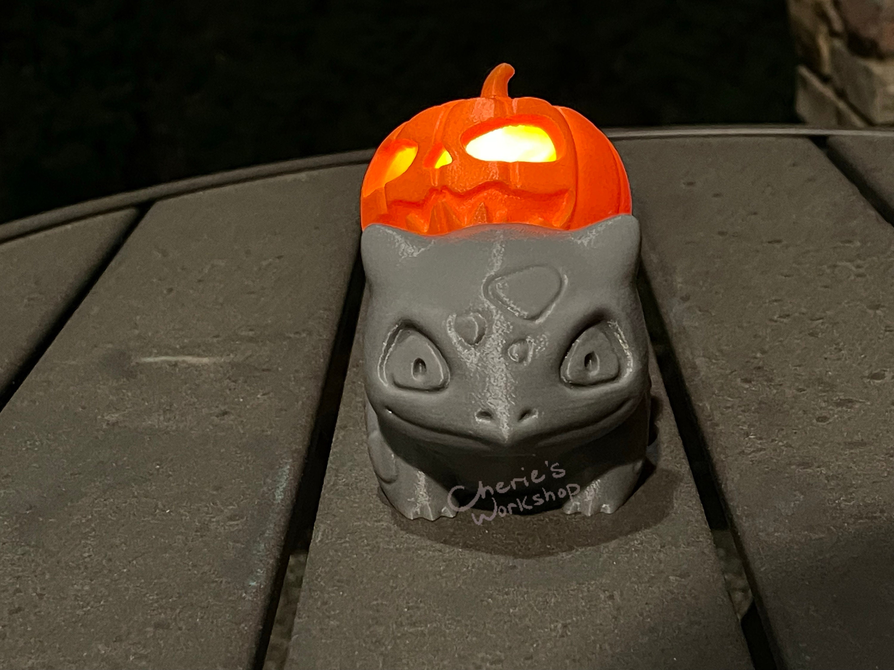 Bulbasaur Pumpkin Stencil