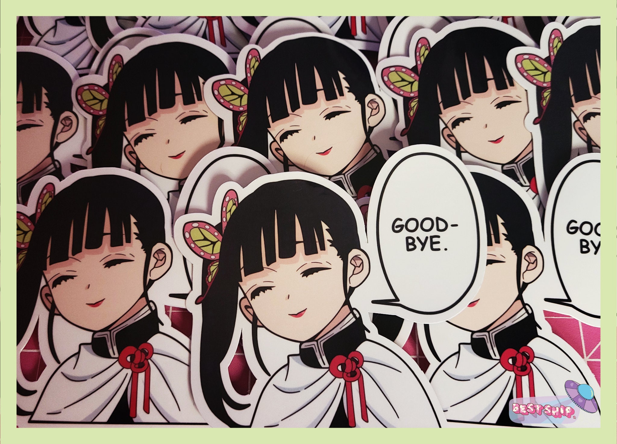 Kanao Goodbye Manga Peeker Anime Otaku Sticker - Etsy