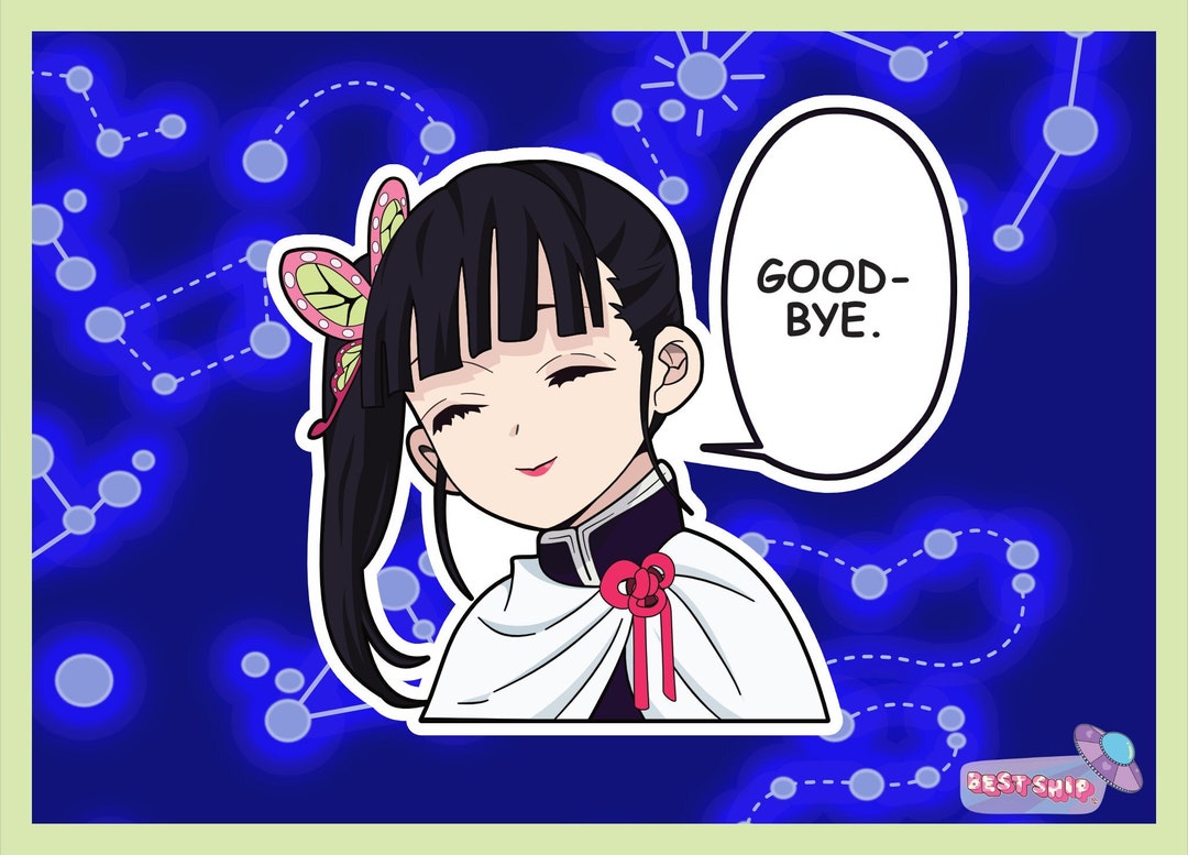 Kanao Goodbye Manga Peeker * Anime Otaku Sticker - Etsy