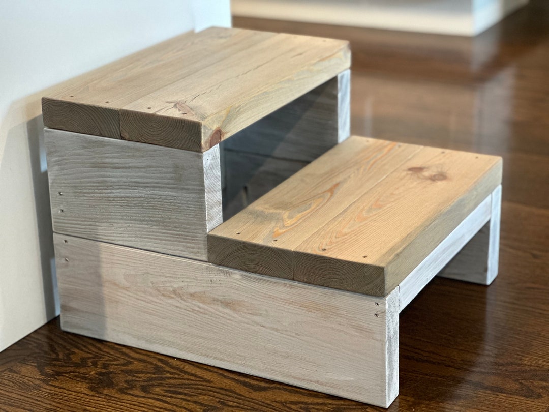 Farmhouse Step Stool / Single Step / Double Step / Rustic Step Stool ...