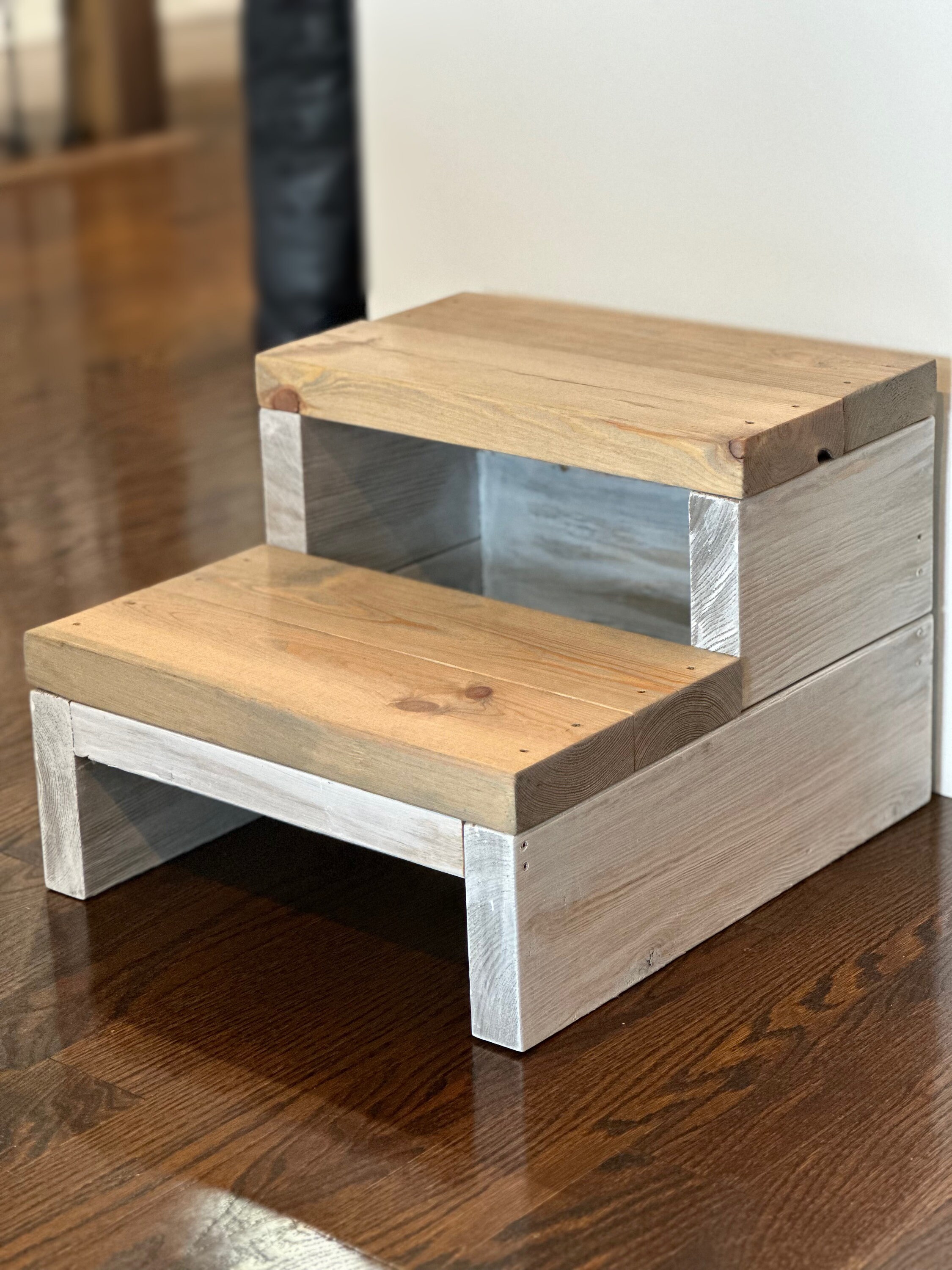 Farmhouse Step Stool / Single Step / Double Step / Rustic Step Stool ...