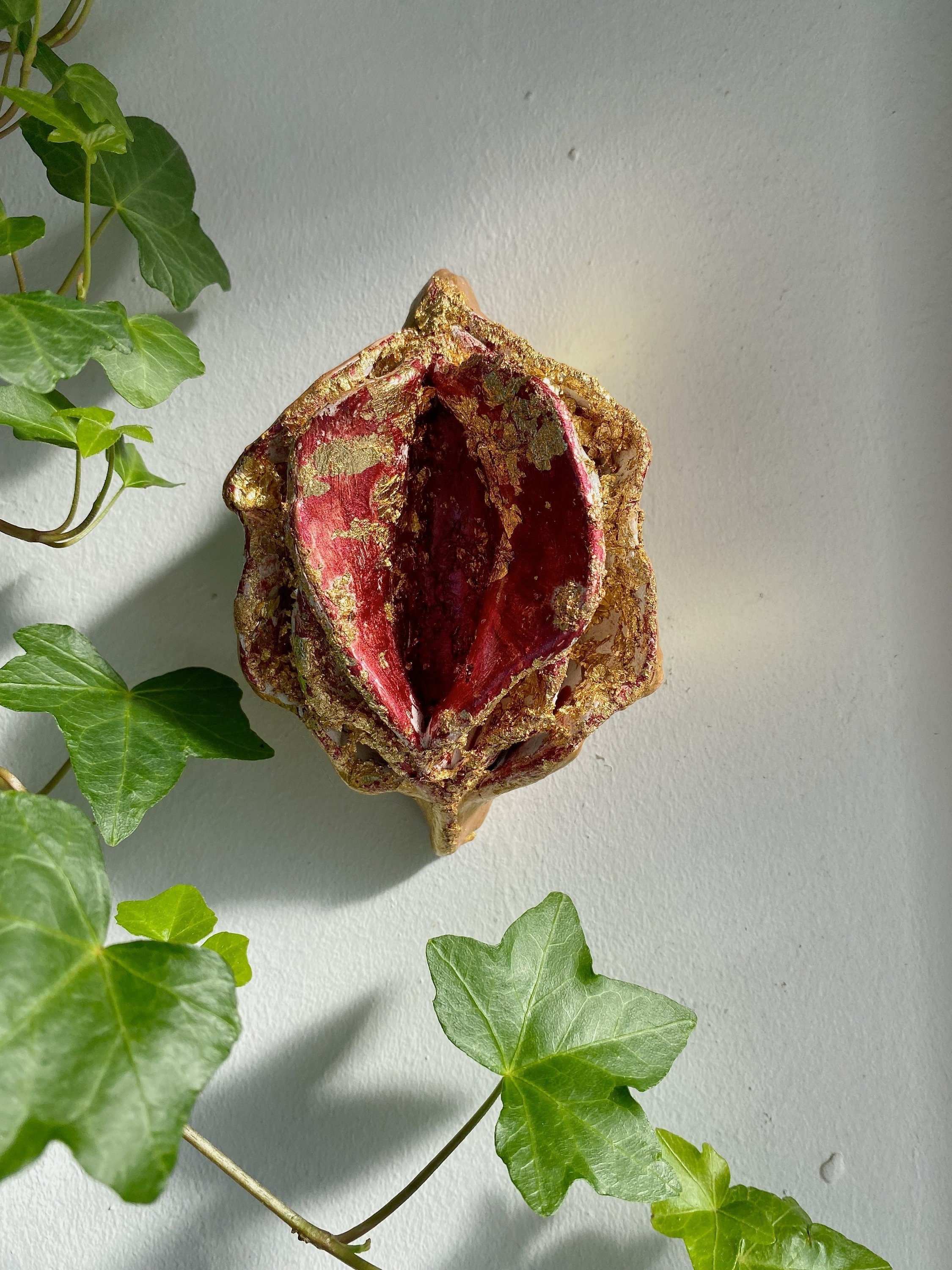 Yoni Art Vulva Womb Menstruation Cycle Shakti Clay Wall Art the Wild ...