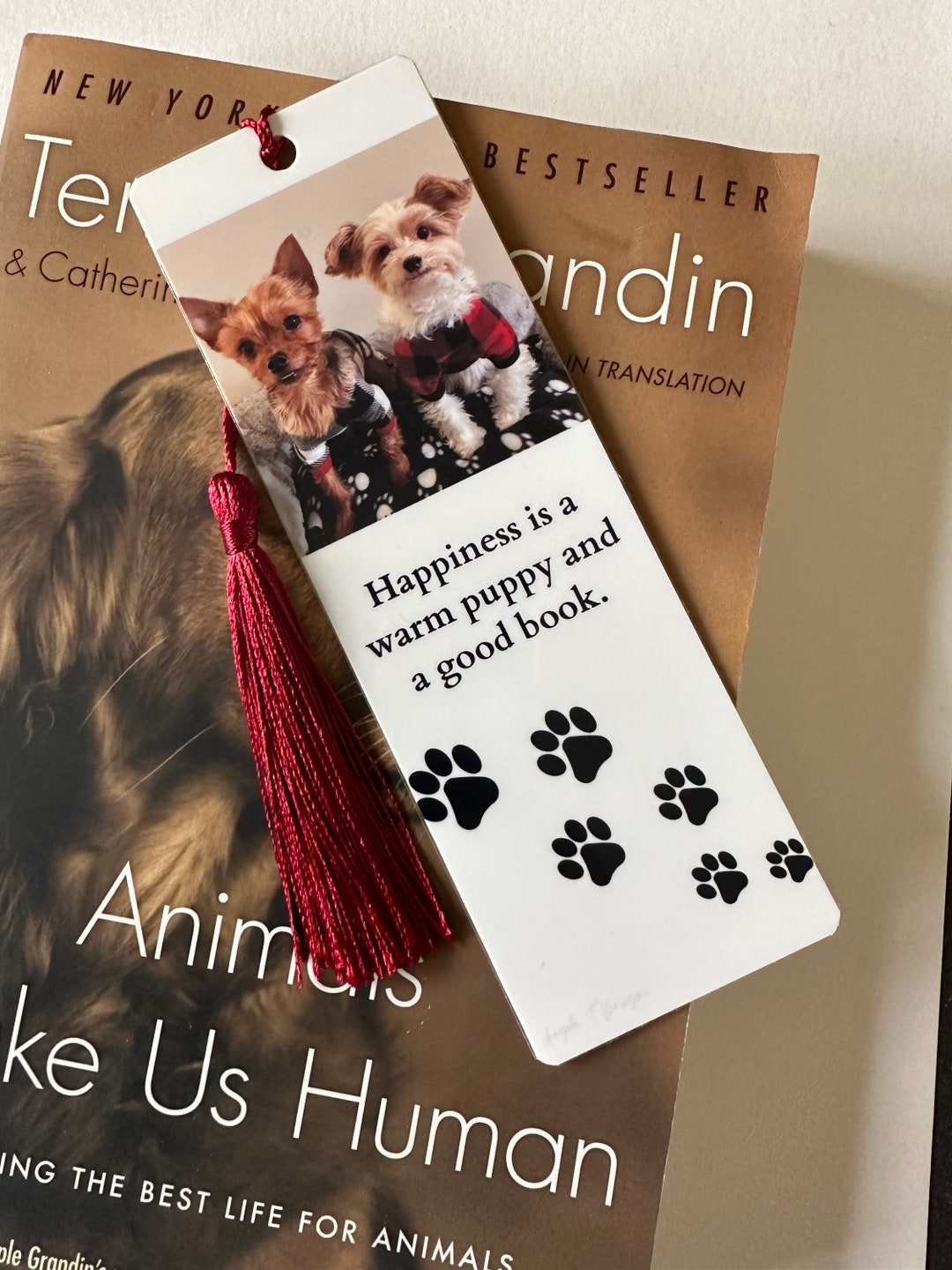 Custom Pet Photobooth Bookmark | Laminated Bookmark | Personalized ...