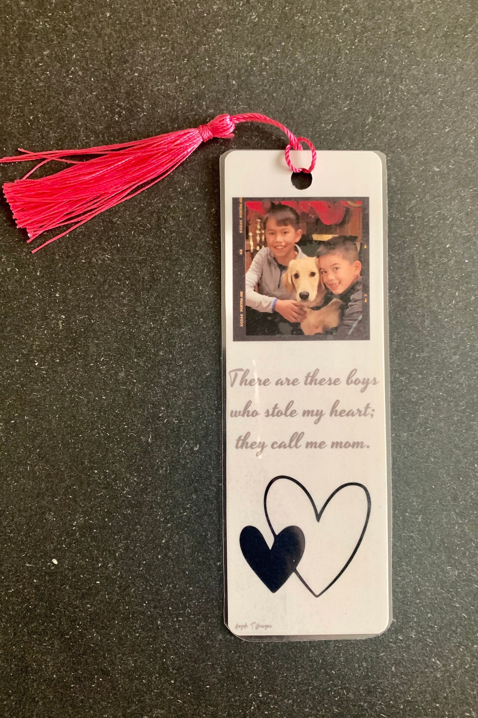 Custom Photo Bookmark Personalized Bookmark With Text Photobooth ...
