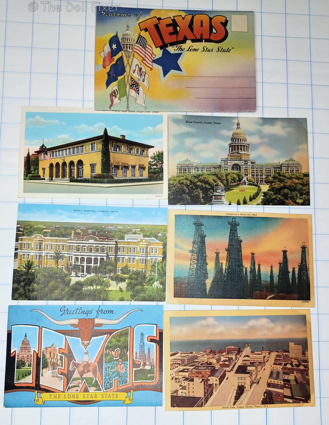 Vintage 1940s Postcards of Texas. - Etsy