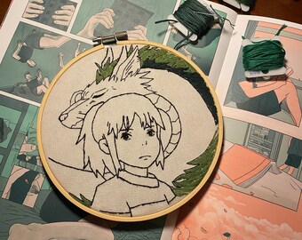 Studio Ghibli Embroidery - Etsy UK