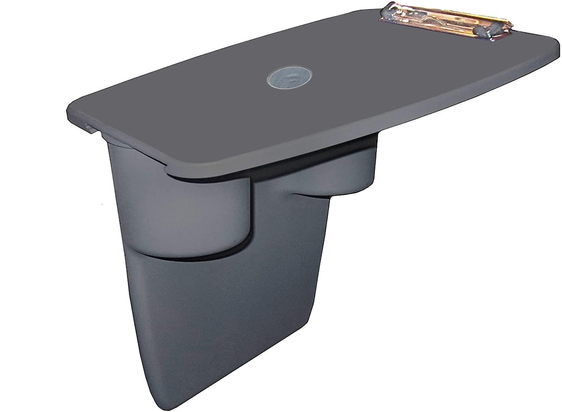 Portable Car Desk With Removable Clipboard -travel Desk With Drink ...