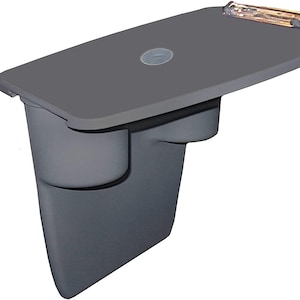 Portable Car Desk With Removable Clipboard -travel Desk With Drink ...