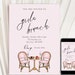 Girls Brunch Editable Invitation, Girls Brunch Mobile Invitation, Girls ...