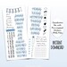 Minimalist Light Blue Calendar Digital Stickers for Goodnotes Planner ...