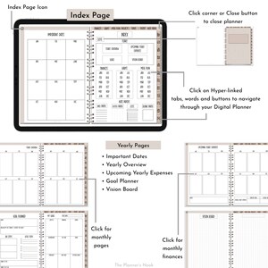 Minimalist Neutral Digital Planner & Calendar Stickers for Goodnotes ...