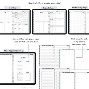 Minimalist Gray Digital Planner for Goodnotes Digital Calendar Month ...