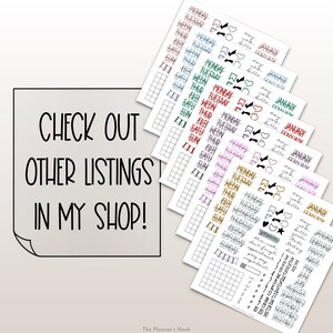 Minimalist Mint Green Calendar Digital Stickers for Goodnotes Planner ...