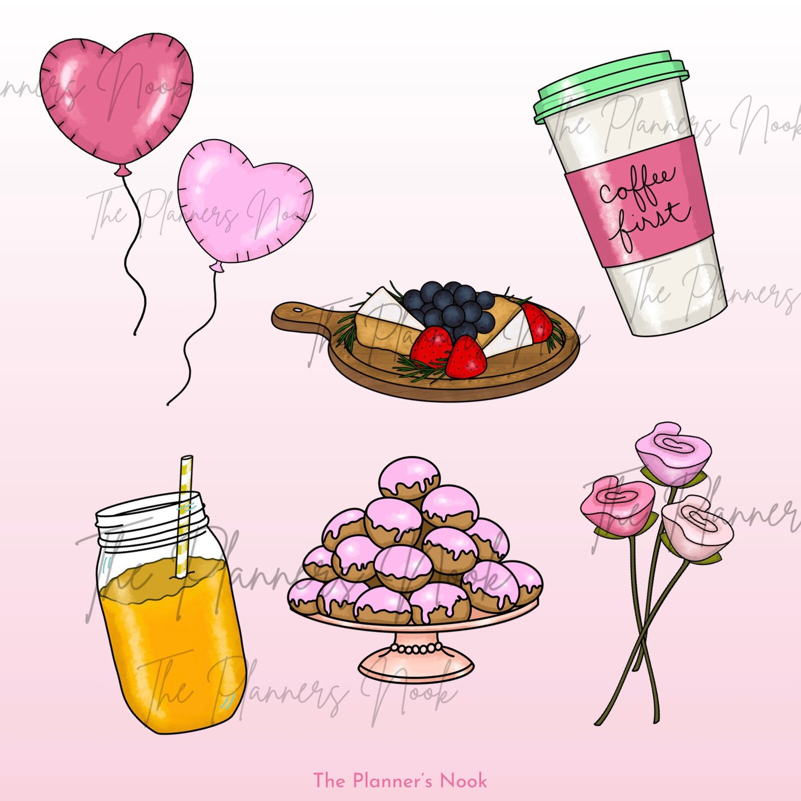 Girls Brunch Clipart Girls Trip Bachelorette Brunch Birthday Friends ...