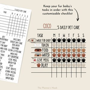 Pet Care Digital Stickers, Cat and Dog Care Goodnotes Stickers, Pet ...