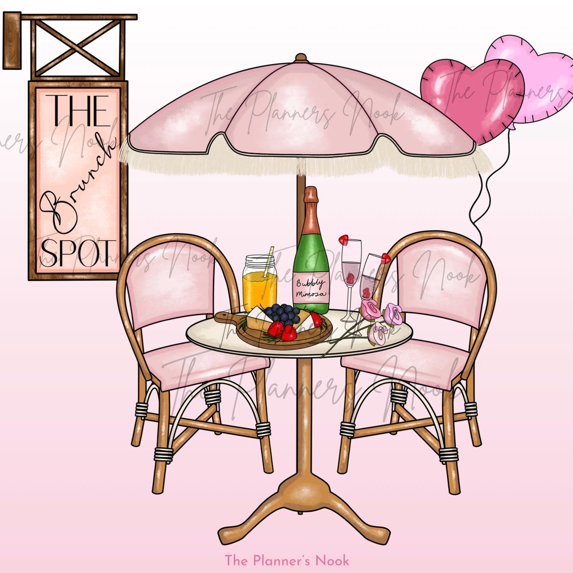 Girls Brunch Clipart Girls Trip Bachelorette Brunch Birthday Friends ...