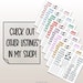 Minimalist Neon Rainbow Calendar Digital Stickers for Goodnotes Planner ...