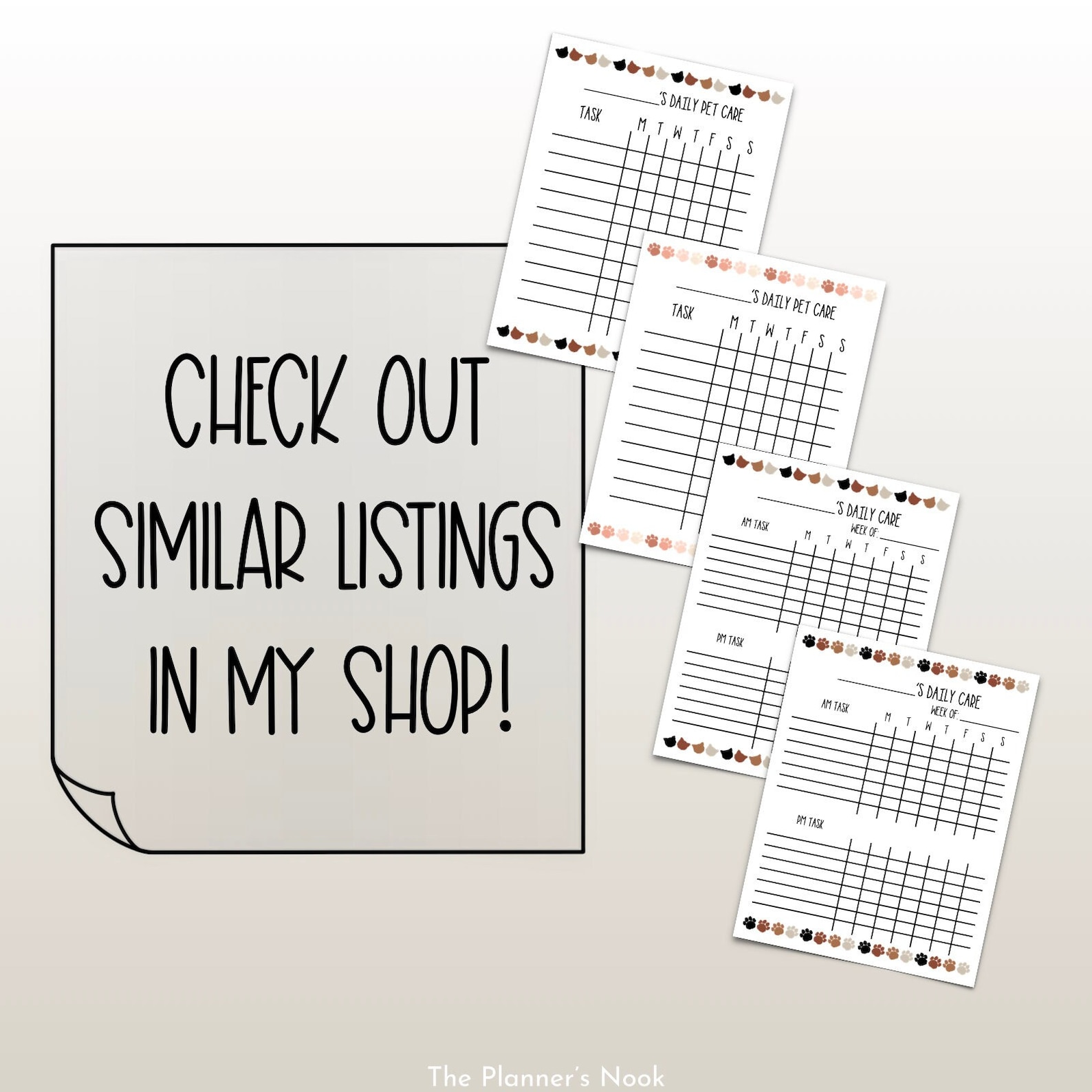 Printable Daily Dogpet Care Chart, Weekly Dog Care Schedule, Dog Tasks ...