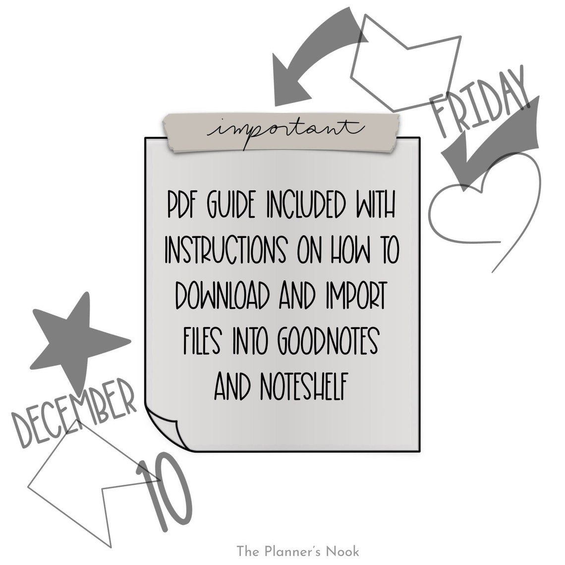 Basic Calendar Digital Stickers for Goodnotes Planner Month - Etsy