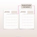 Minimalist Neutral Vertical Undated Monthly Calendar, Printable Blank ...