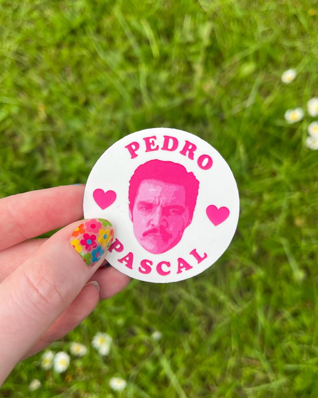Pedro Pascal Sticker Vinyl Waterproof Sticker, Cute Sticker, Water ...
