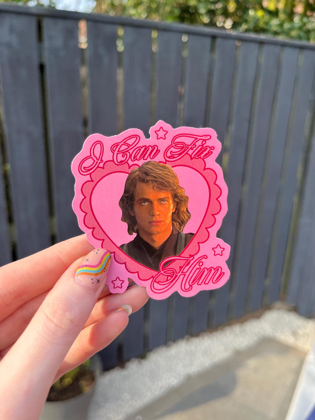 I Can Fix Him Anakin Skywalker Sticker | Hayden Christensen, Movie ...