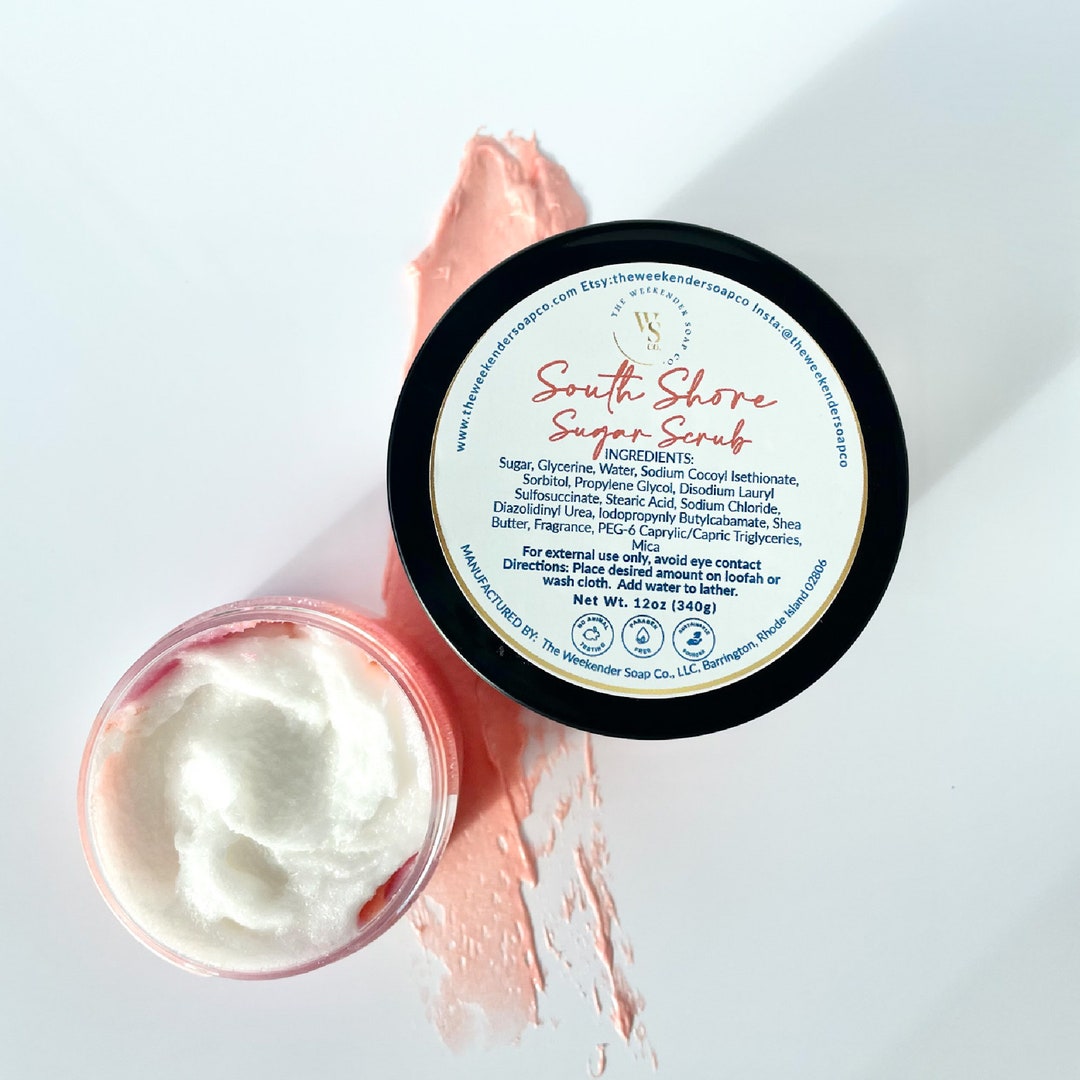 Whipped Sugar Scrub Floral Scent Organic Shea Butter Exfoliation ...