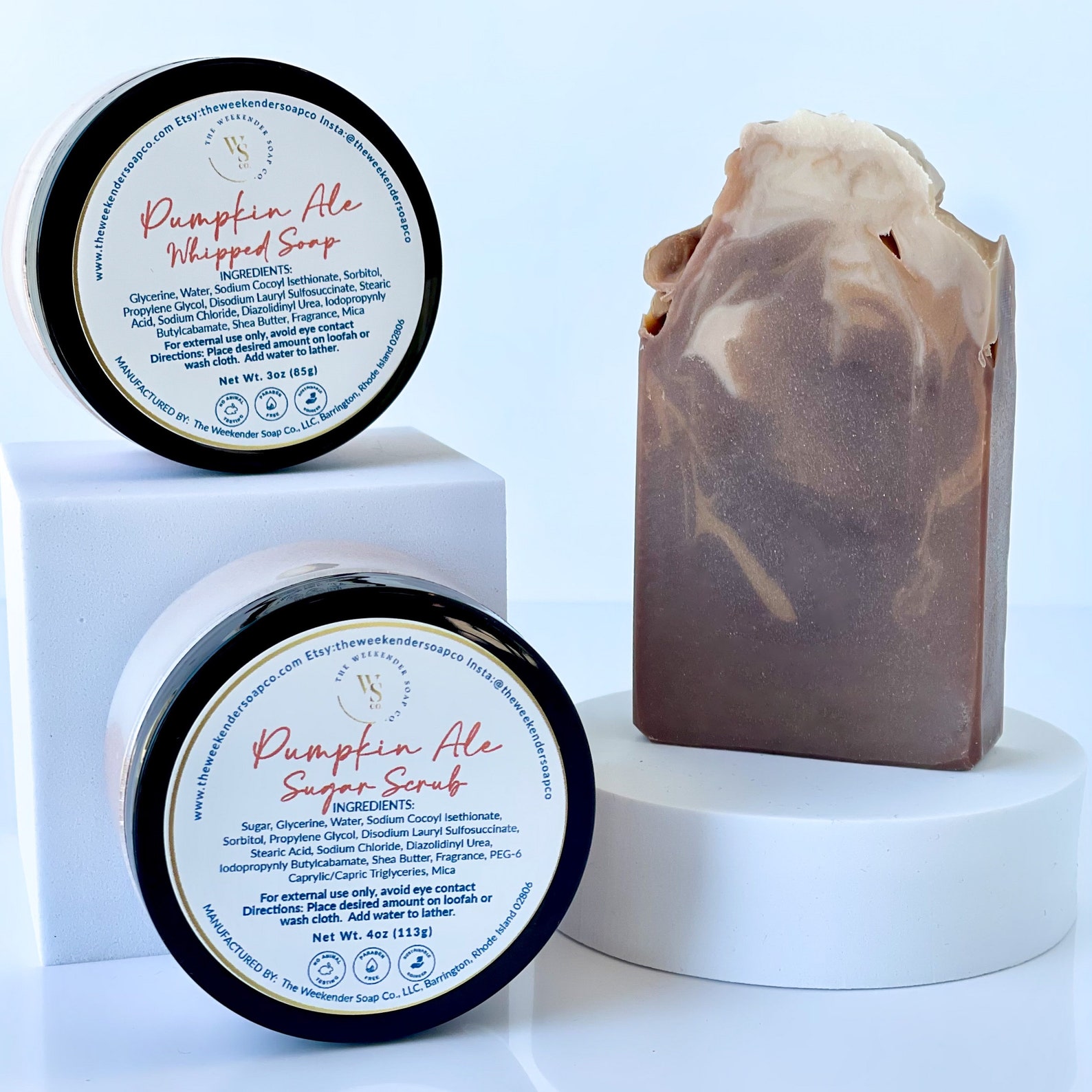 Handmade Pumpkin Spice Scented Soap Infused With Beer Artisan Soap Fall ...
