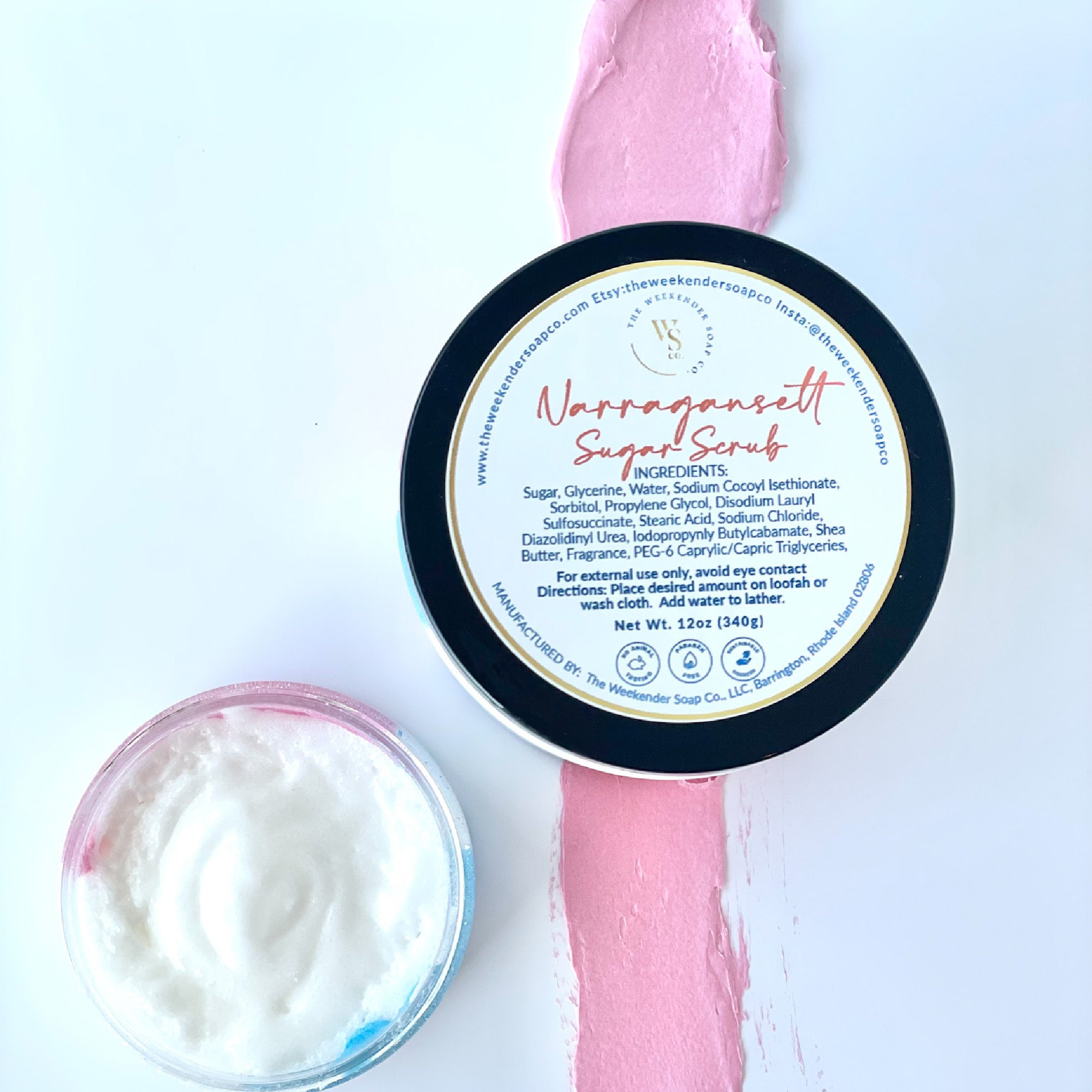 Mini Sugar Scrubs Variety Box Set of 5 Sample Pack Travel Size Sugar ...