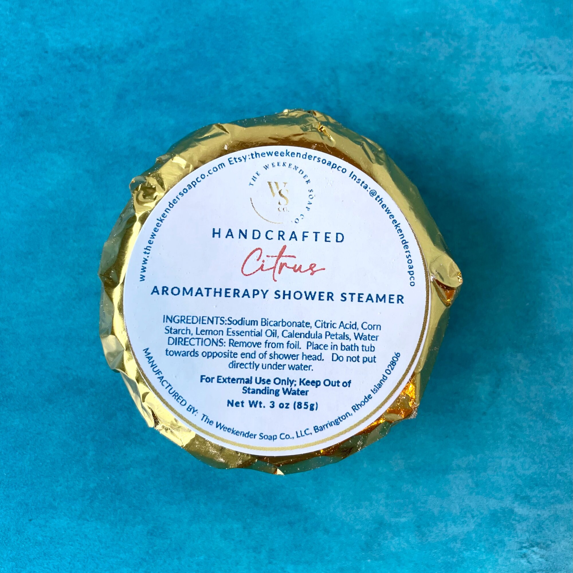 Aromatherapy Shower Steamer Handmade Shower Steamer Citrus All Natural ...