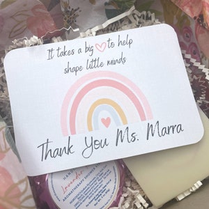 Teacher Thank You Gift Box Teacher Appreciation Gift With Customizable ...