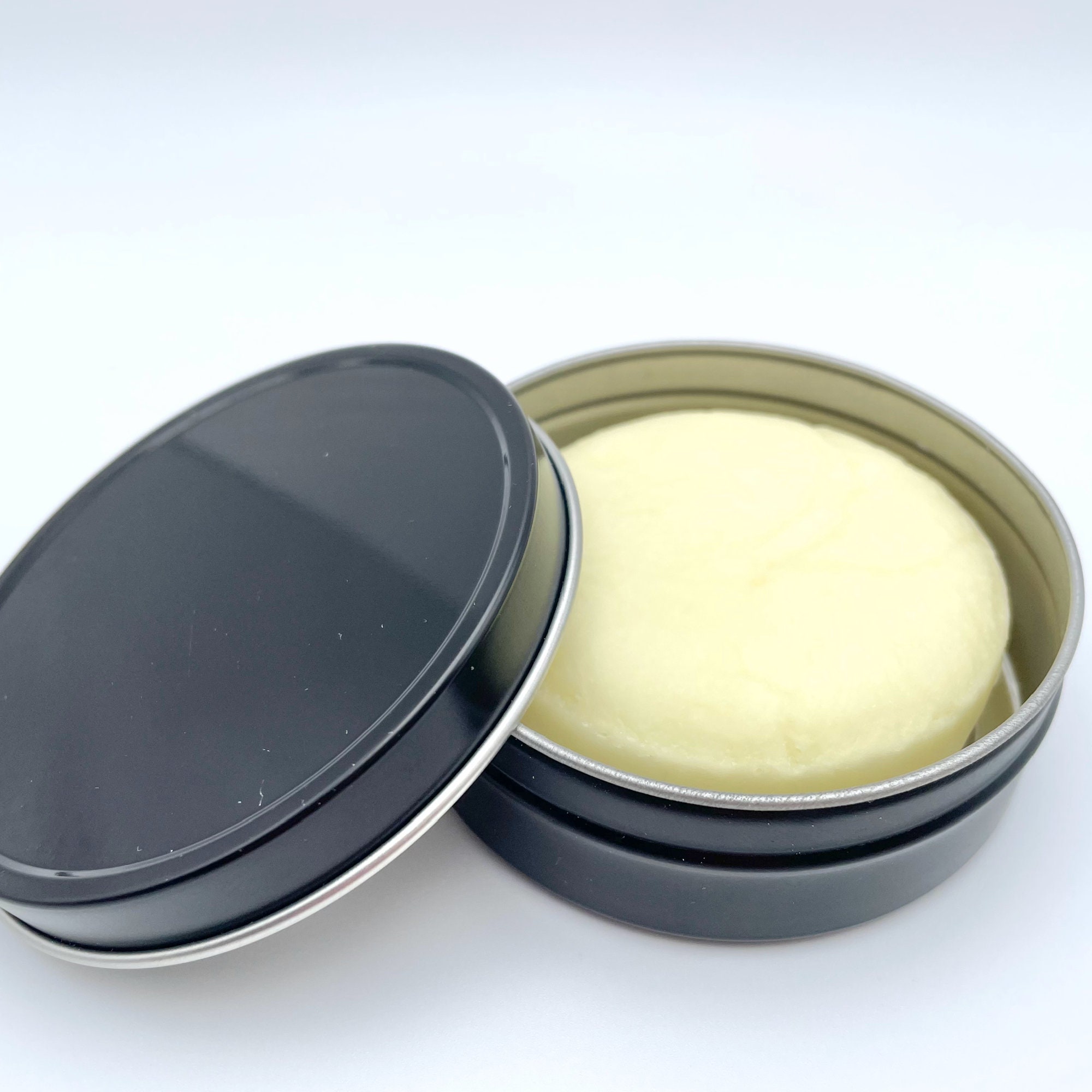 Solid Shampoo Bar Travel Case Black Eco-friendly Shampoo Bar Tin Can ...