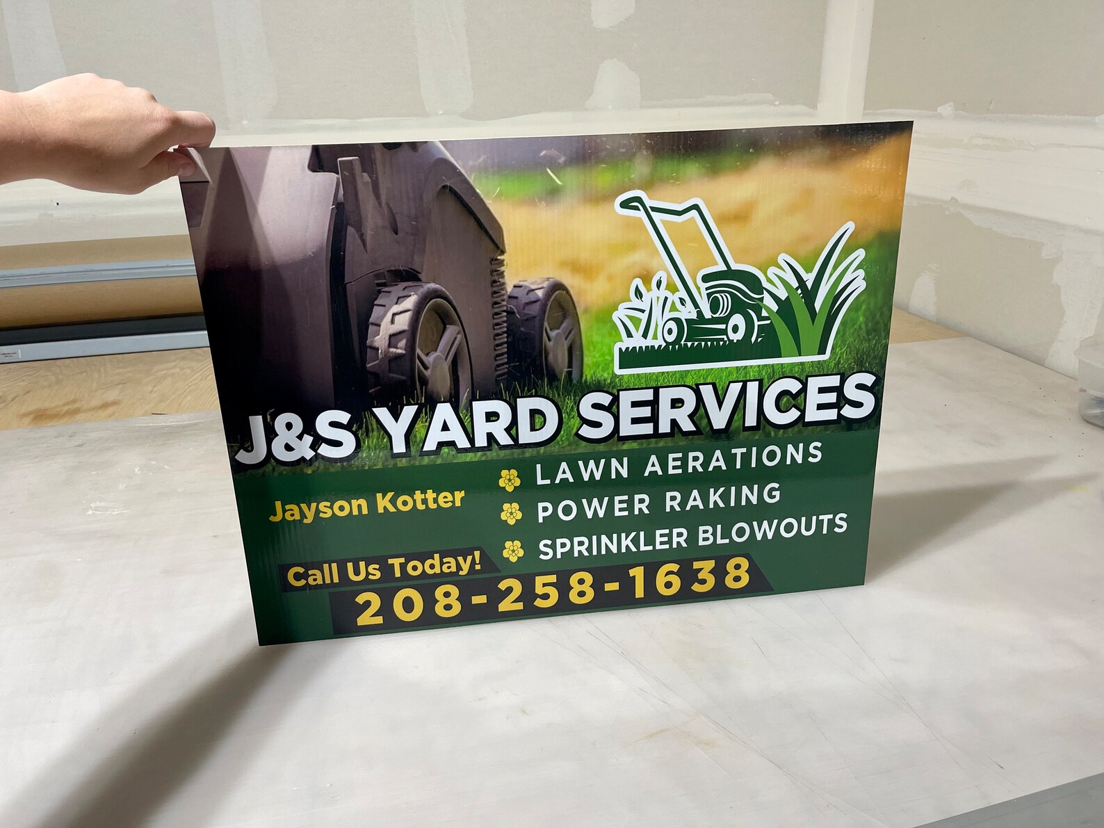 Single Sided Yard Sign and H-stake - Etsy