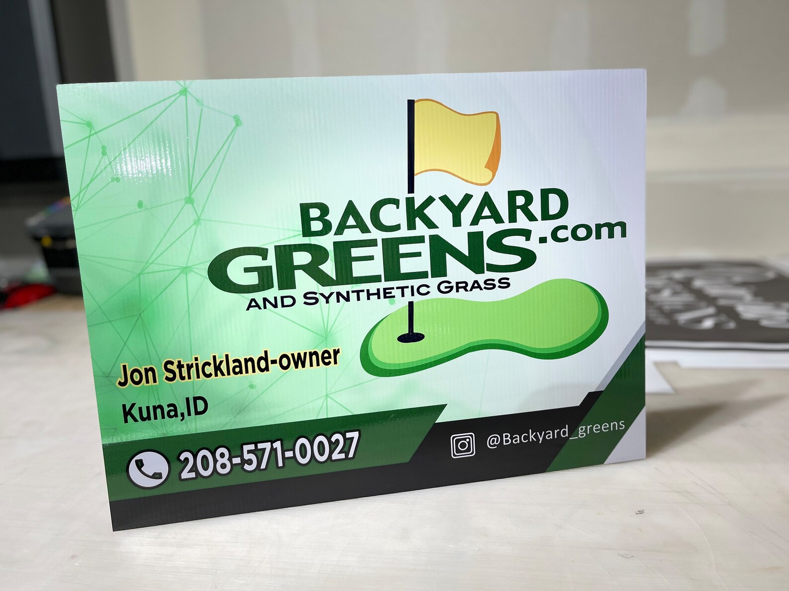 Single Sided Yard Sign and H-stake - Etsy