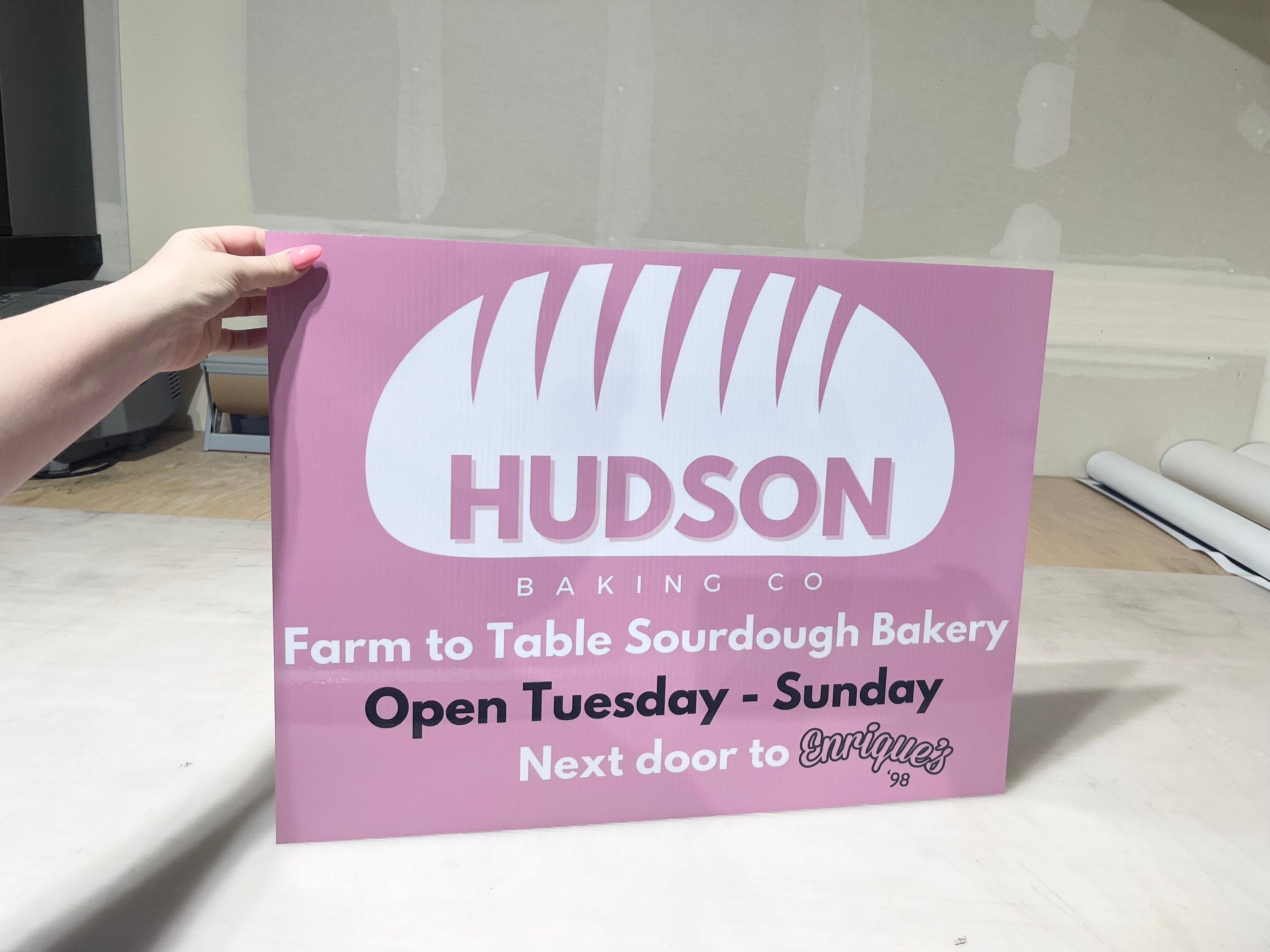 Single Sided Yard Sign and H-stake - Etsy