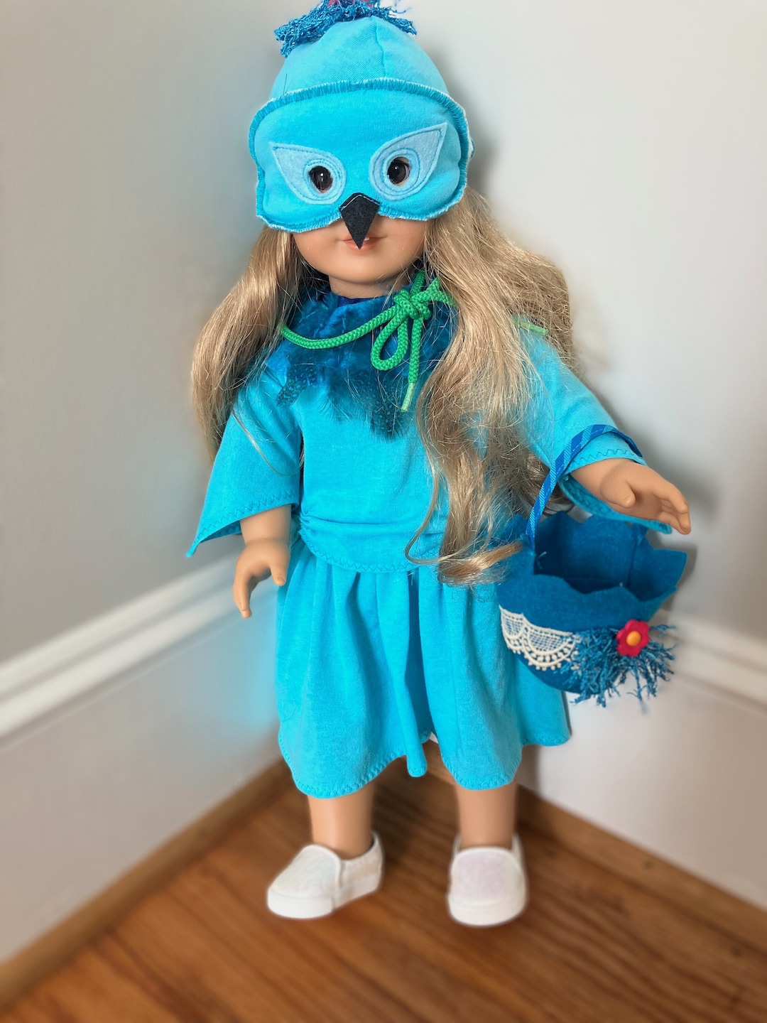 Blue Parrot "jewel" Costume: 18" Doll Clothes Set - Etsy