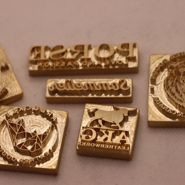 Leather Embossing Stamp - Etsy